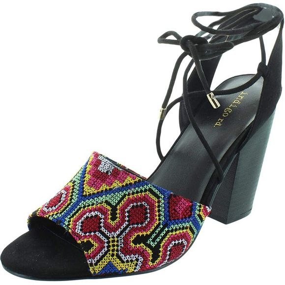 Indigo | Shoes | Indigo Rd Illia Blockheel Sandals Black 8m | Poshmark